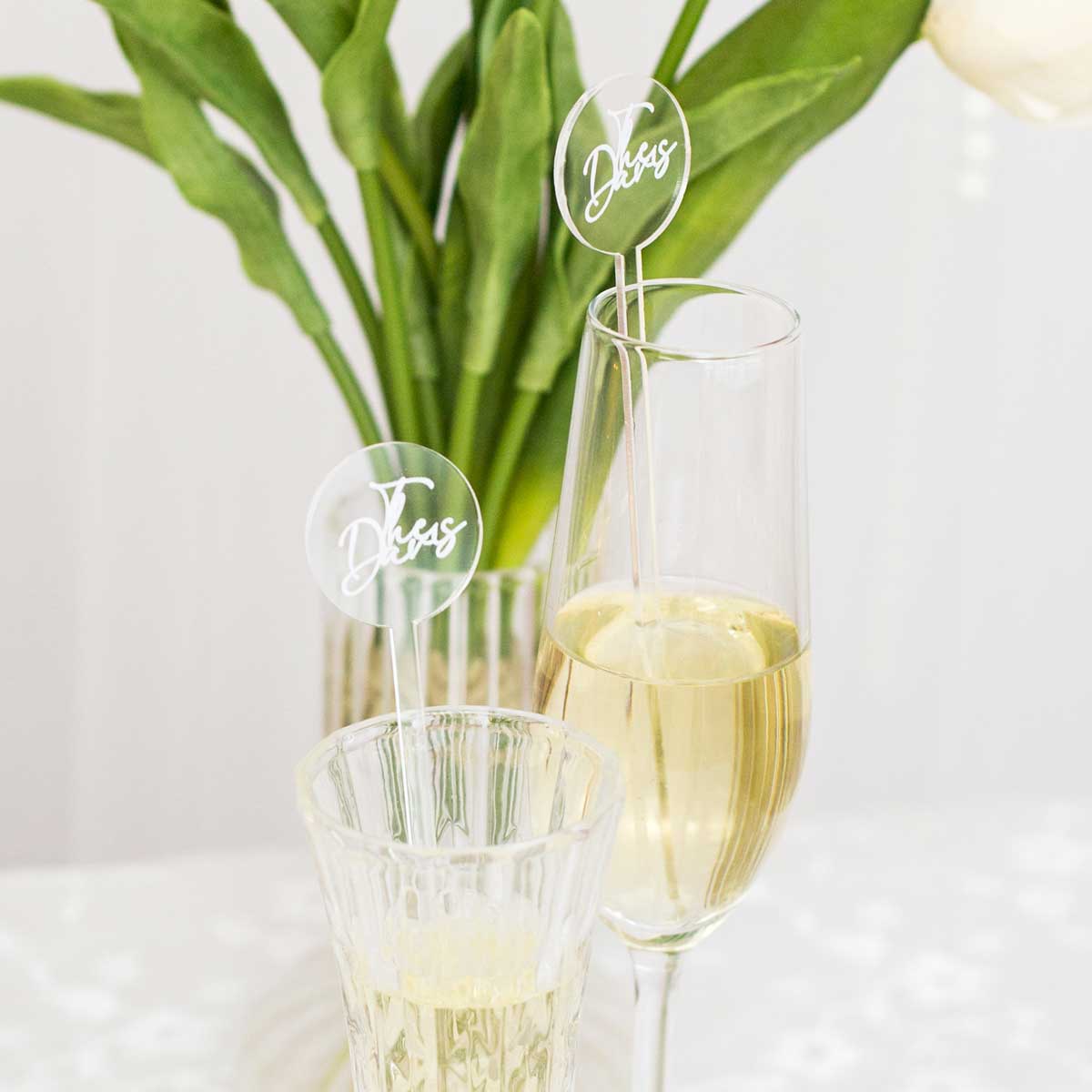 Acrylic Drink Stirrer | Personalised Gifts | Pixel and Ink Designs ...