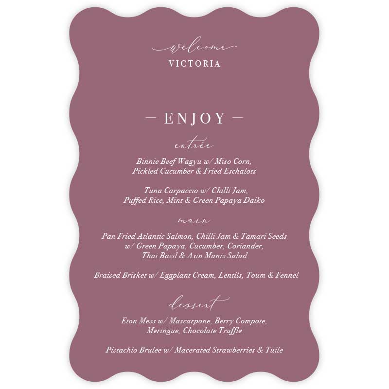 Arch Menu Cards | Wedding Reception | Pixel and Ink Designs – PIXEL AND ...