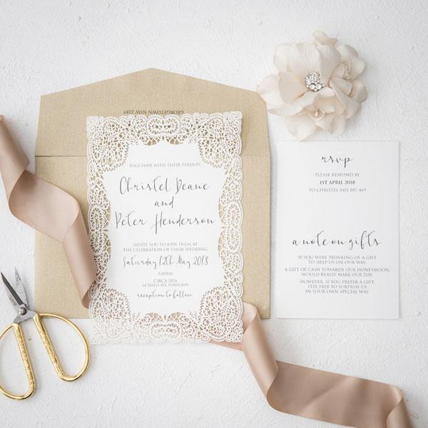 Laser Cut Wedding Borders