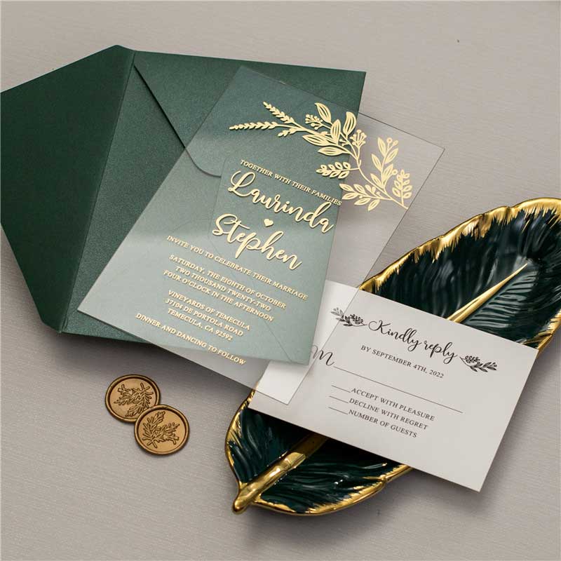 See through wedding invitations 60 photos - Astyledwedding.com